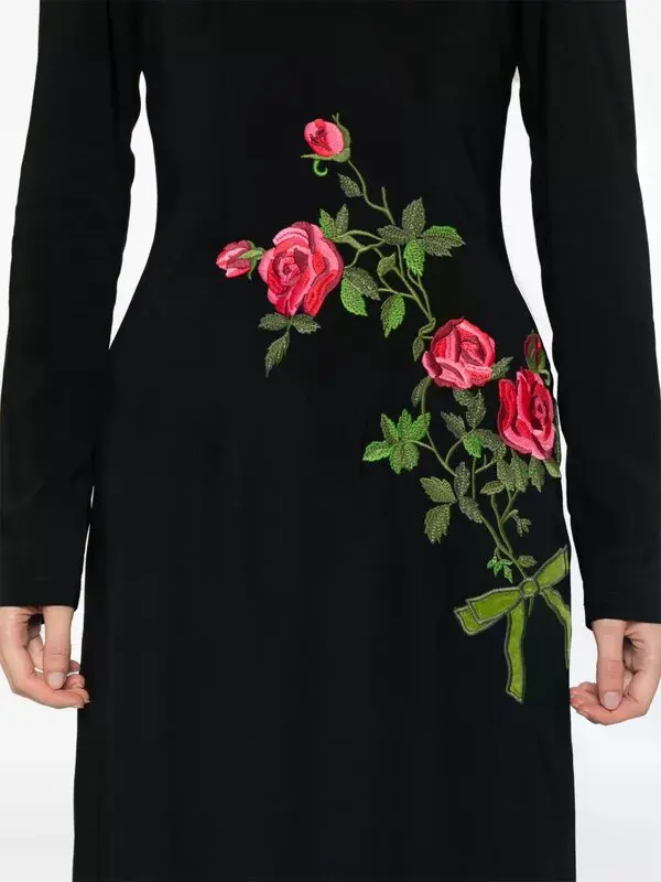 Vivetta Floral Embroidered Midi Dress