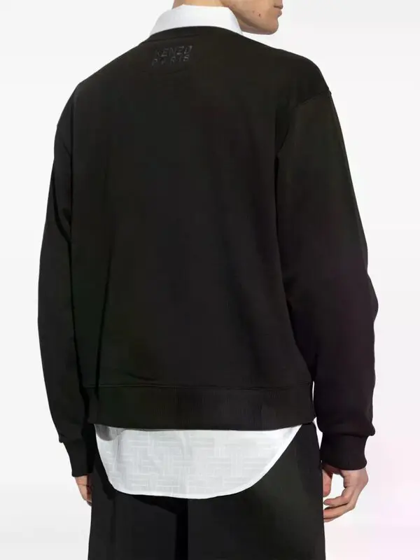 Kenzo Logo-patch Cotton Sweatshirt