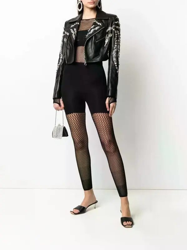Philipp Plein Mesh-panelled Jumpsuit