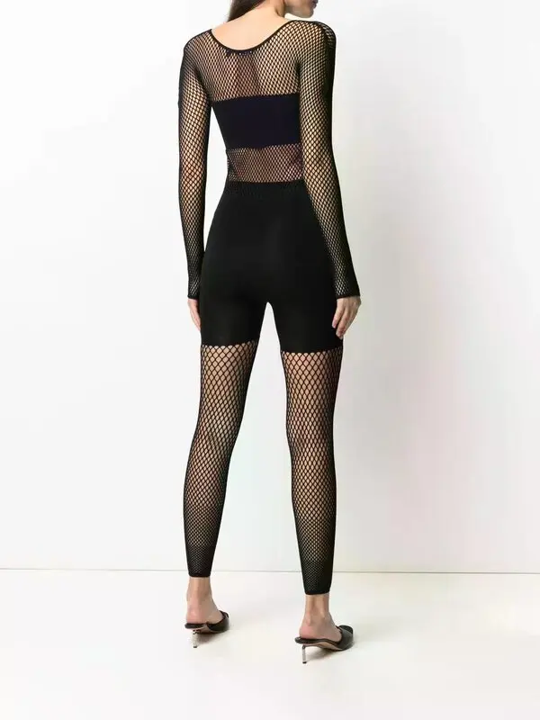 Philipp Plein Mesh-panelled Jumpsuit