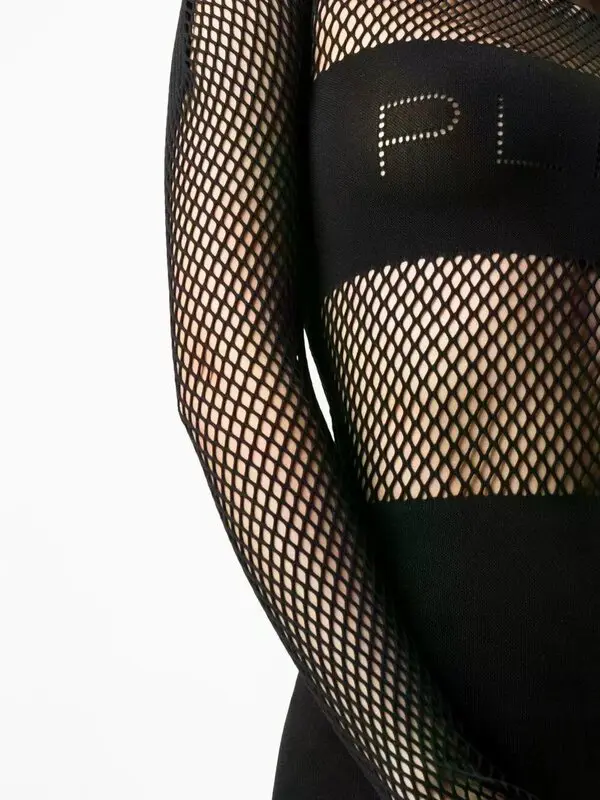Philipp Plein Mesh-panelled Jumpsuit