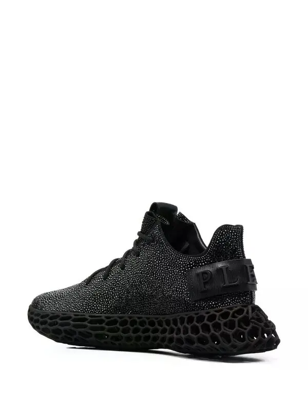 Philipp Plein Skeleton Caviar Low-top Sneakers