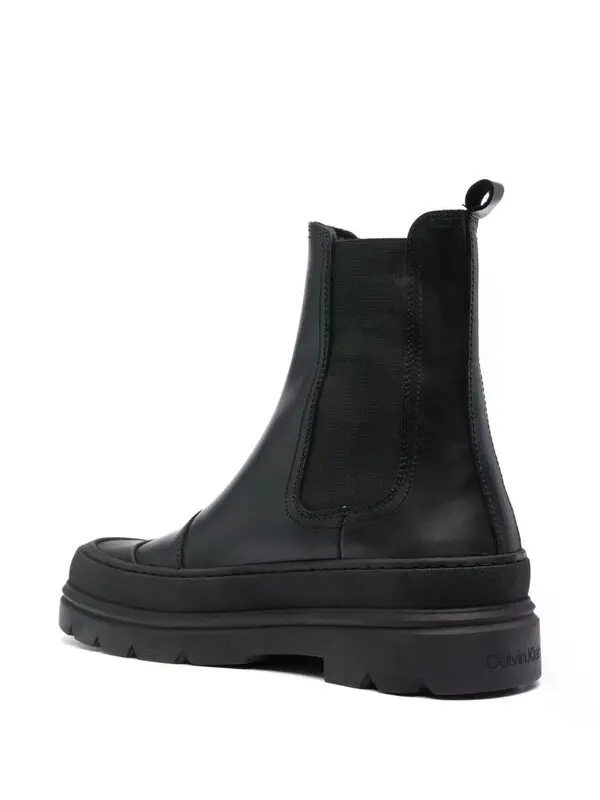 Calvin Klein Calf Leather Chelsea Boots