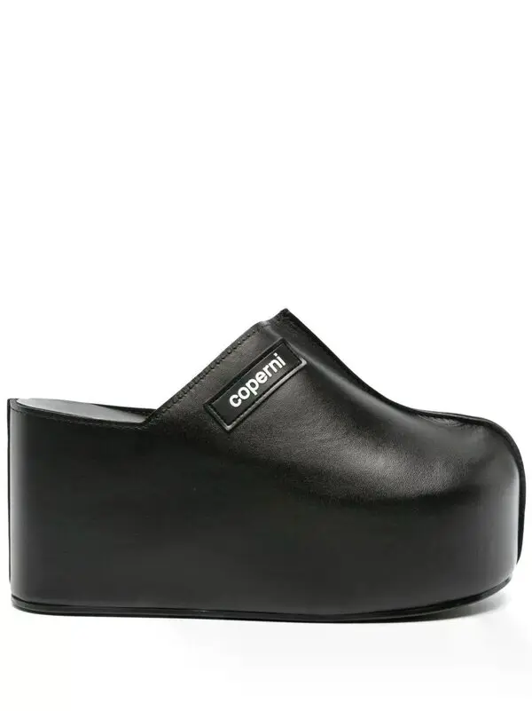 Coperni 100mm Platform Wedge Clogs