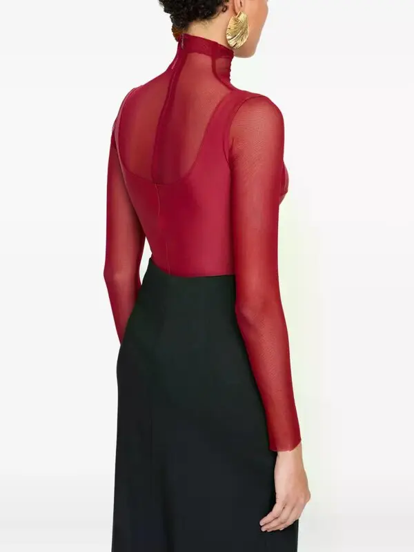 ATU BODY COUTURE Paneled Bodysuit - Red