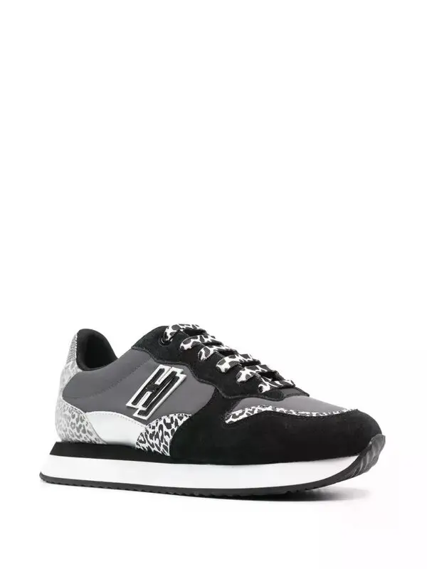 HIDE&JACK Zebra Print-detail Sneakers - Grey