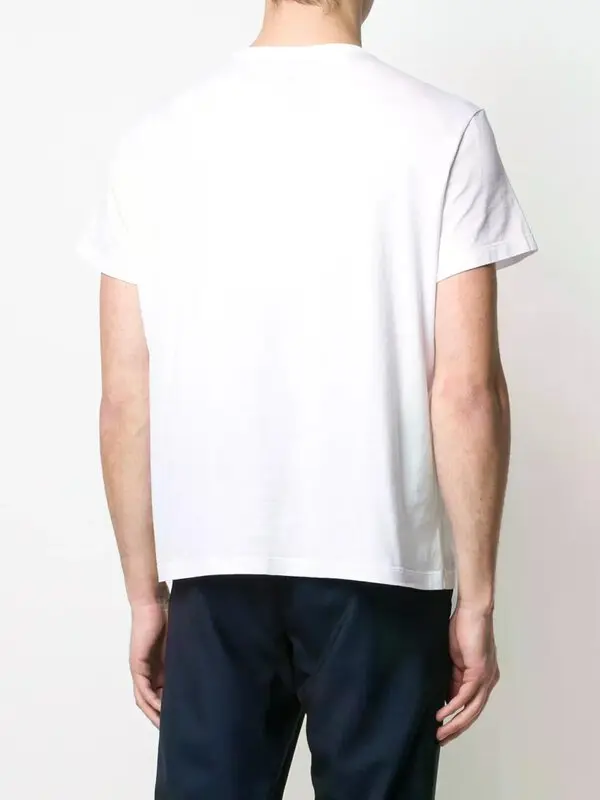 MAISON MARGIELA Distorted-logo Cotton T-shirt - White