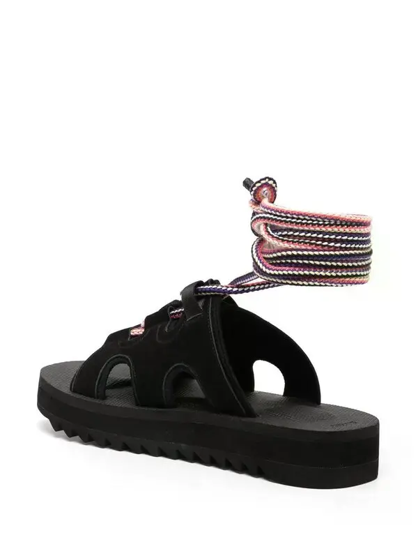 Suicoke Open-toe Suede Sandals