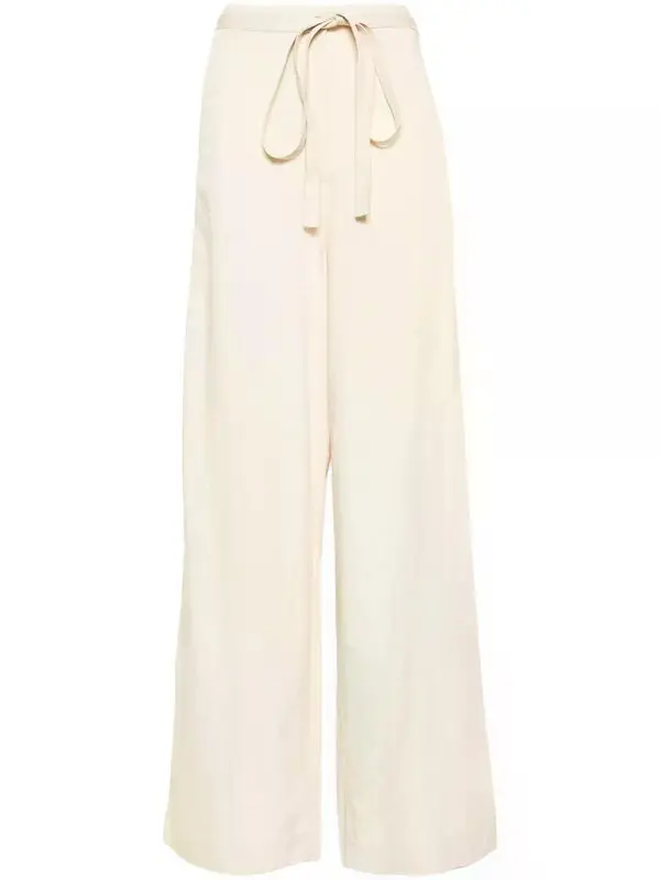 TOTEME Belted-waist Flared Trousers