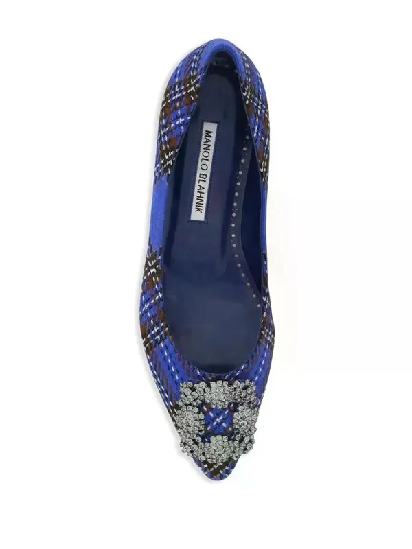 Manolo Blahnik Hangisi Ballerina Shoes