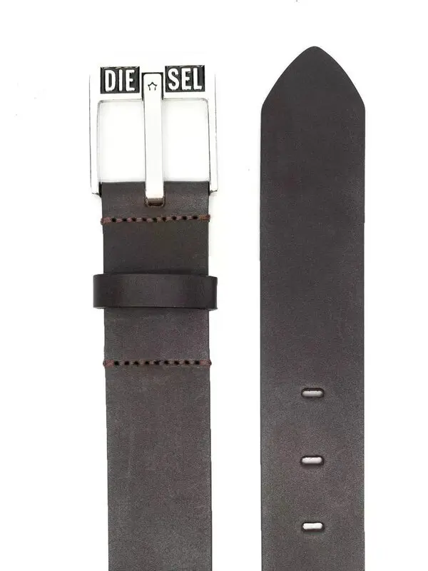 DIESEL® Bluestar Ii Leather Belt - Black