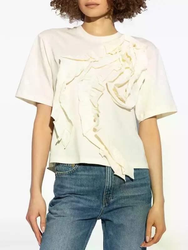 Ulla Johnson Aris Ruffle-detail T-shirt