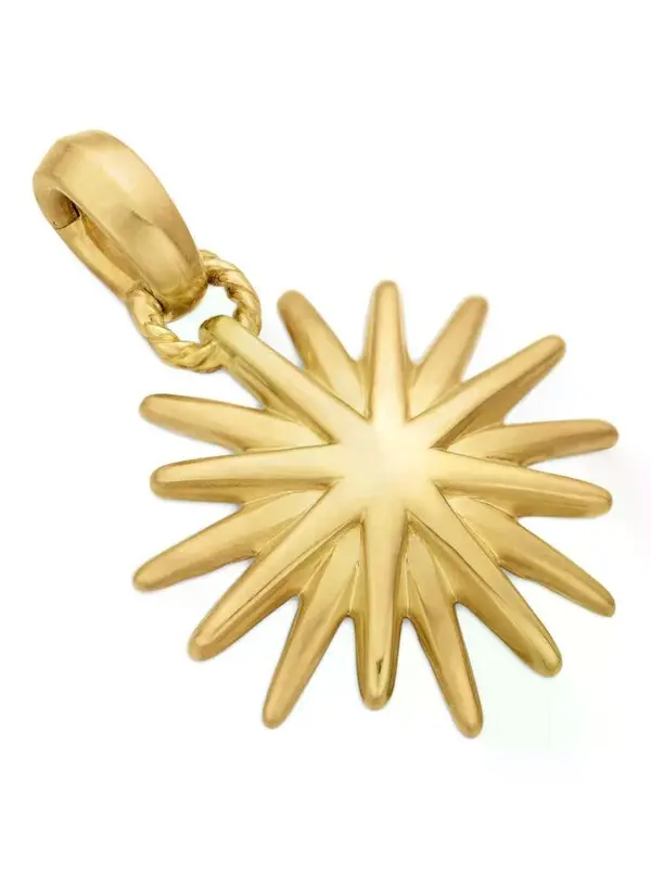 David Yurman 18kt Yellow Starburst Charm
