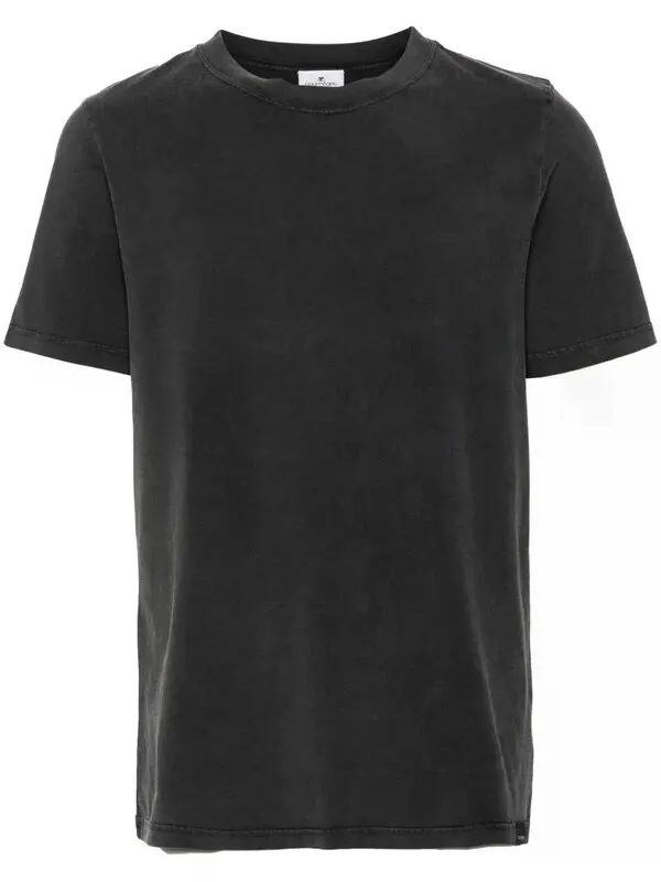 COURREGES Crew-neck Cotton T-shirt