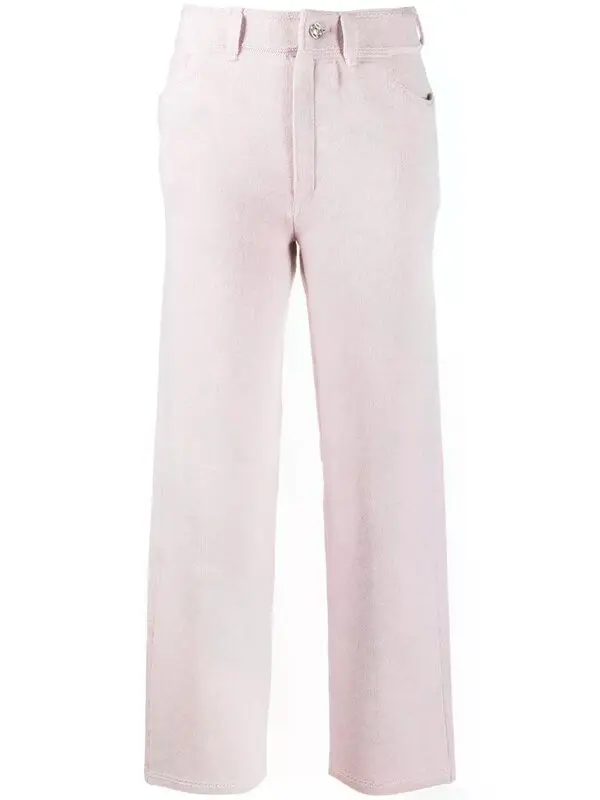BARRIE High-rise Straight-leg Trousers