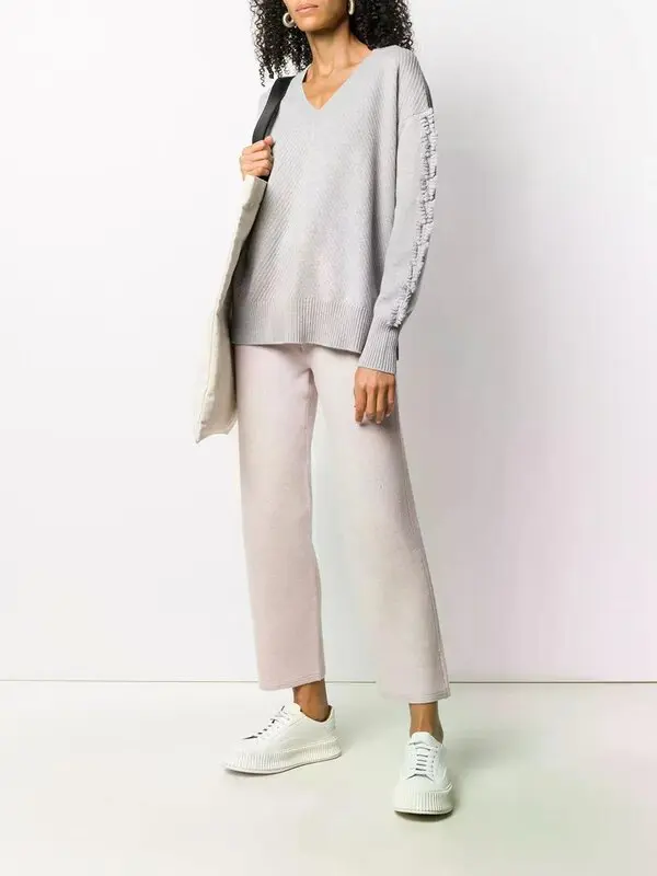 BARRIE High-rise Straight-leg Trousers
