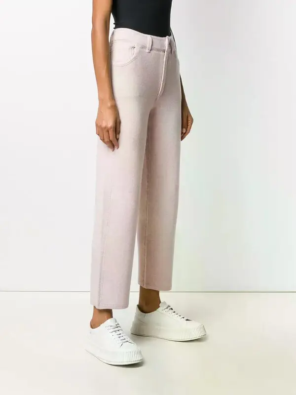BARRIE High-rise Straight-leg Trousers