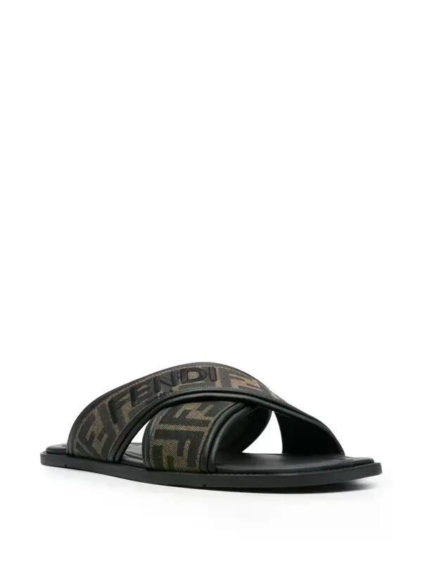 Fendi Ff-jacquard Slides