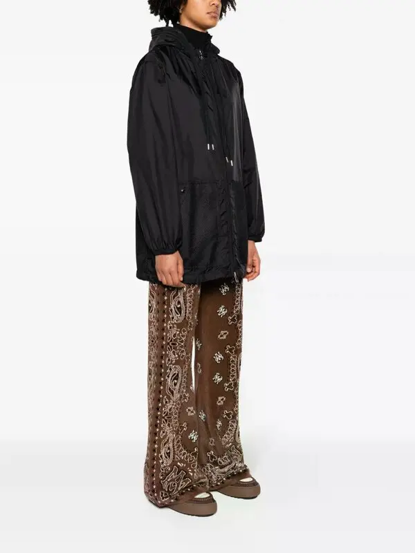 Moncler Mesh-paneled Hooded Jacket