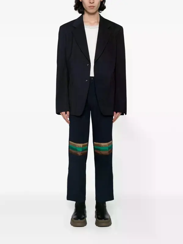 Kolor Paneled Straight-leg Trousers