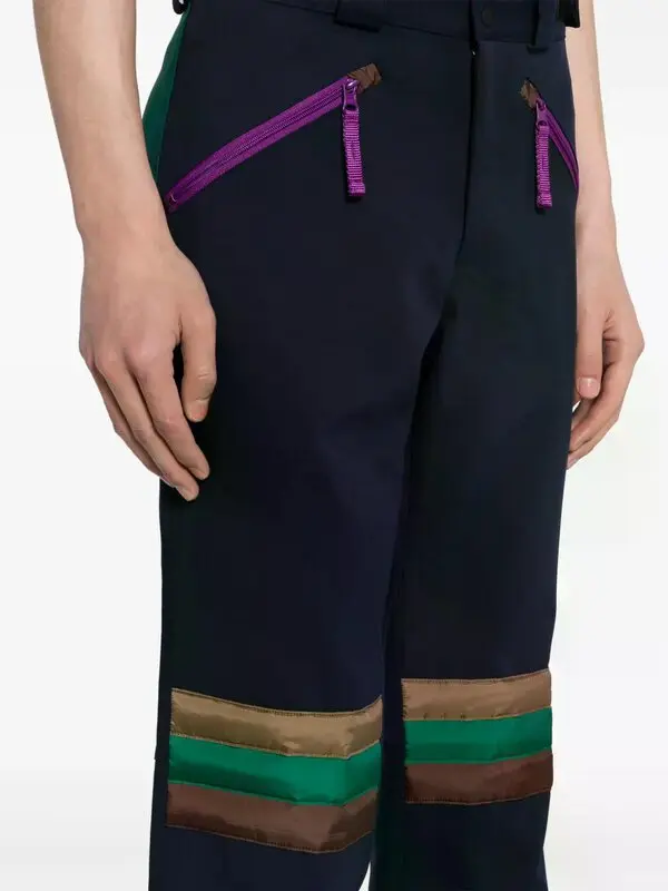 Kolor Paneled Straight-leg Trousers