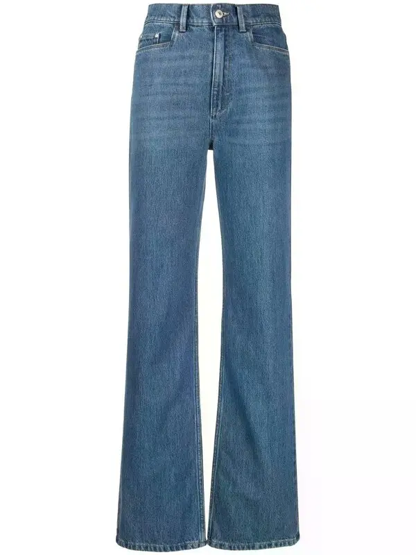 WANDLER High-waisted Straight Leg Jeans