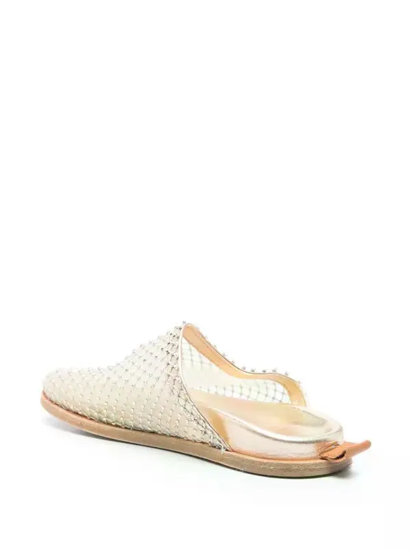 FORTE_FORTE Rhinestone-embellished Slippers