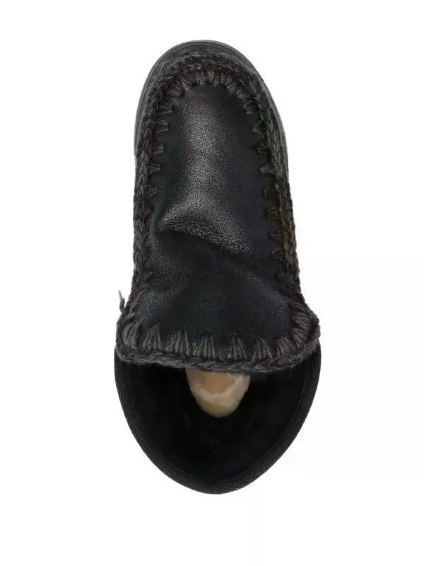 Mou Crochet Stitch-trim Boot Sneakers