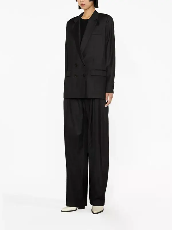 Isabel Marant Étoile Manelle Virgin Wool Double-breasted Blazer