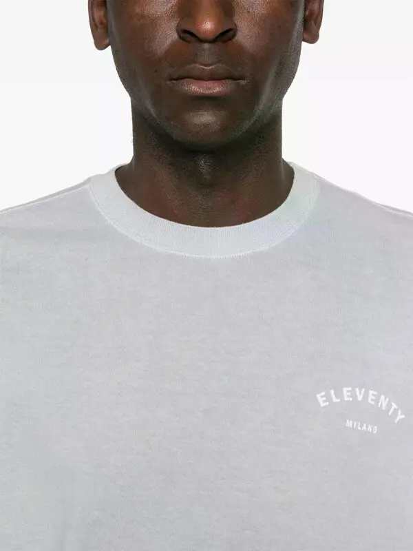 Eleventy Logo-print T-shirt
