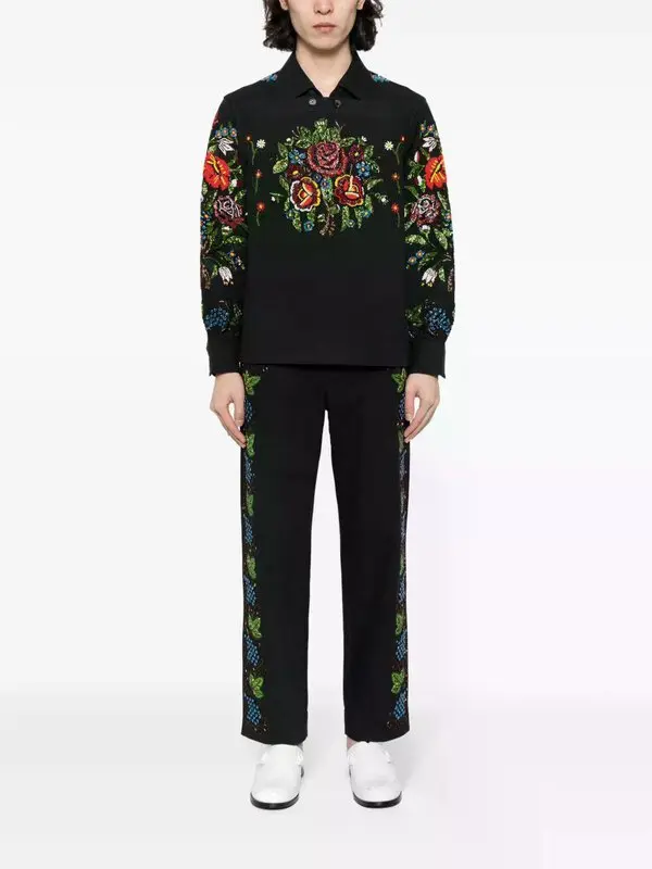 BODE Beaded Concord Embroidered Trousers