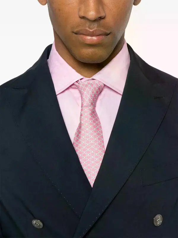 BOSS Double-breasted Blazer - Blue