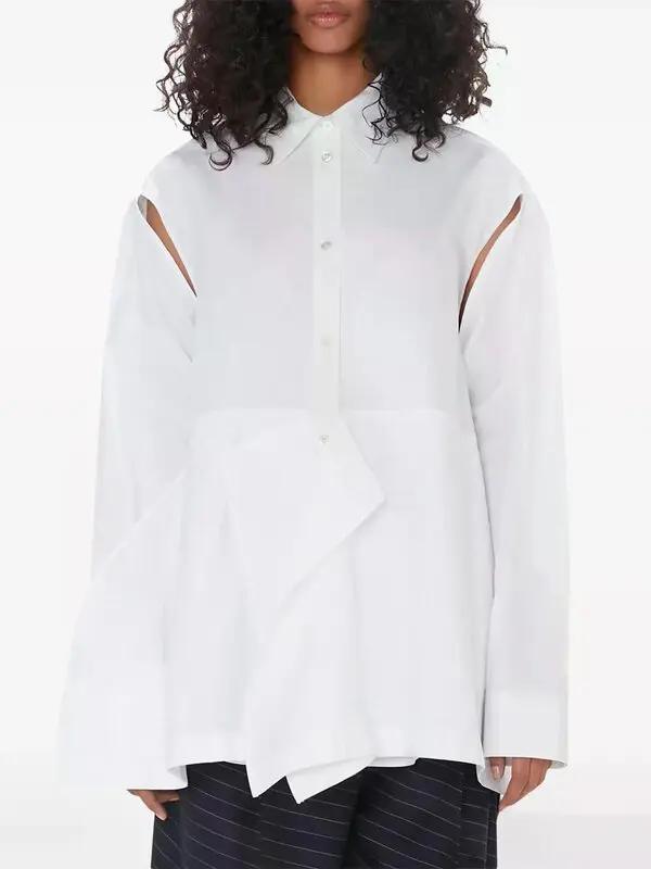 JW Anderson Draped Peplum Shirt