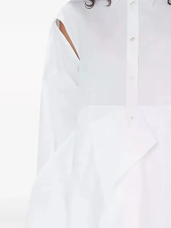 JW Anderson Draped Peplum Shirt