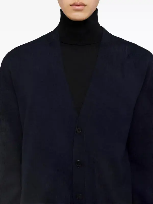 JIL SANDER V-neck Wool Cardigan