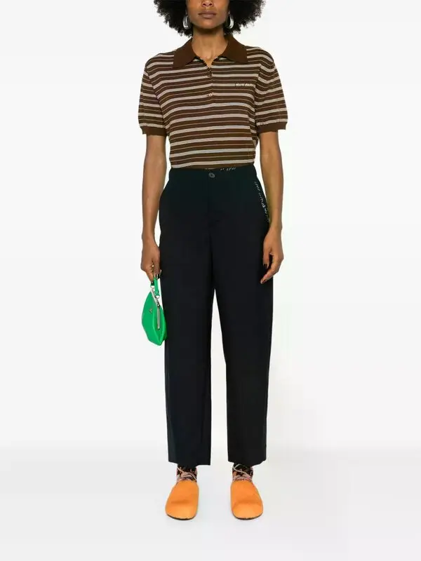 Marni Virgin Wool Tapered Trousers
