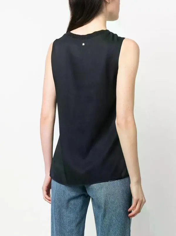 Lorena Antoniazzi Cotton-blend Tank Top