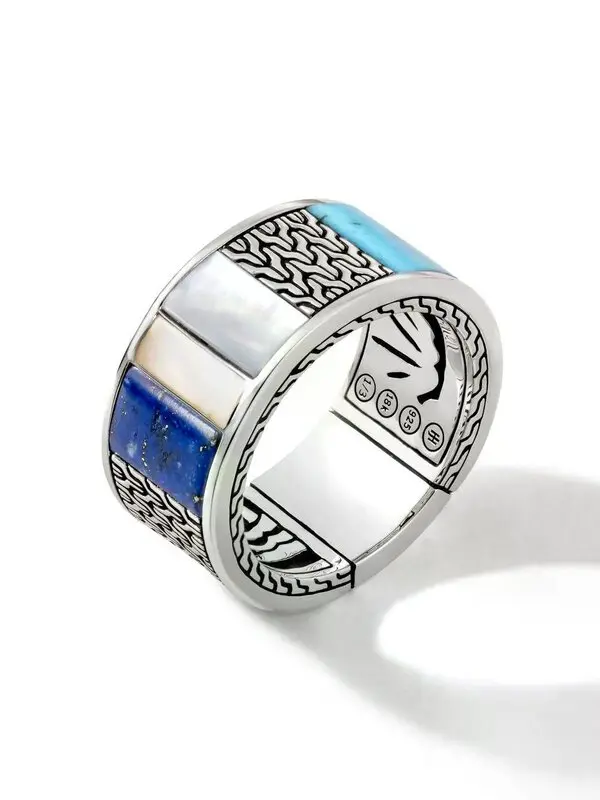 John Hardy Classic Chain Multi-stone Ring