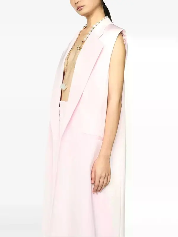 GENNY Sleeveless Mid-calf Length Coat