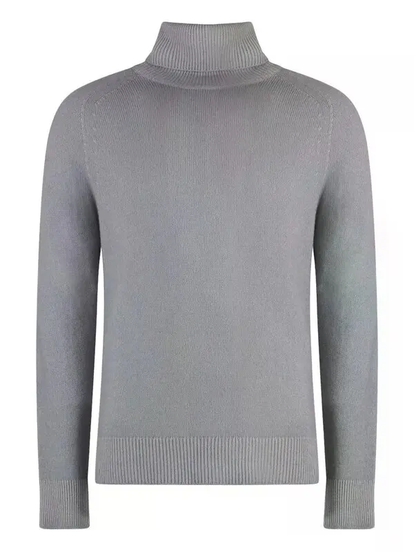 Malo Roll-neck Sweater - Grey