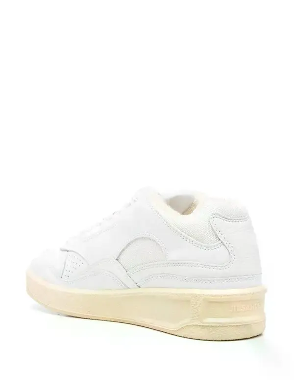 JIL SANDER Debossed-logo Low-top Sneakers - White