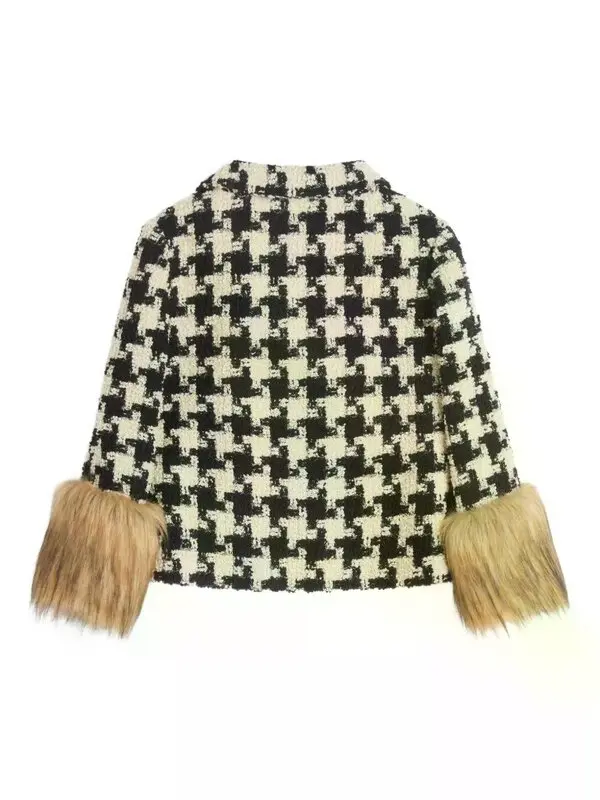 Valentino Garavani Houndstooth Tweed Jacket