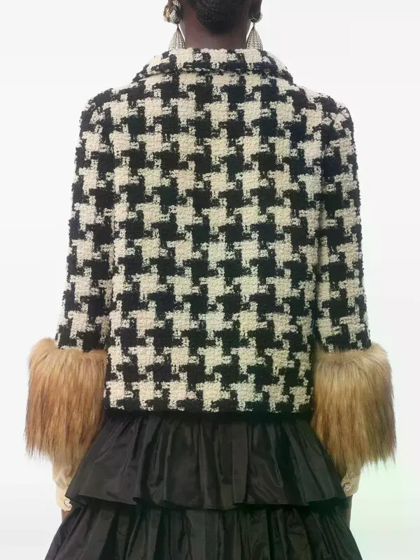 Valentino Garavani Houndstooth Tweed Jacket