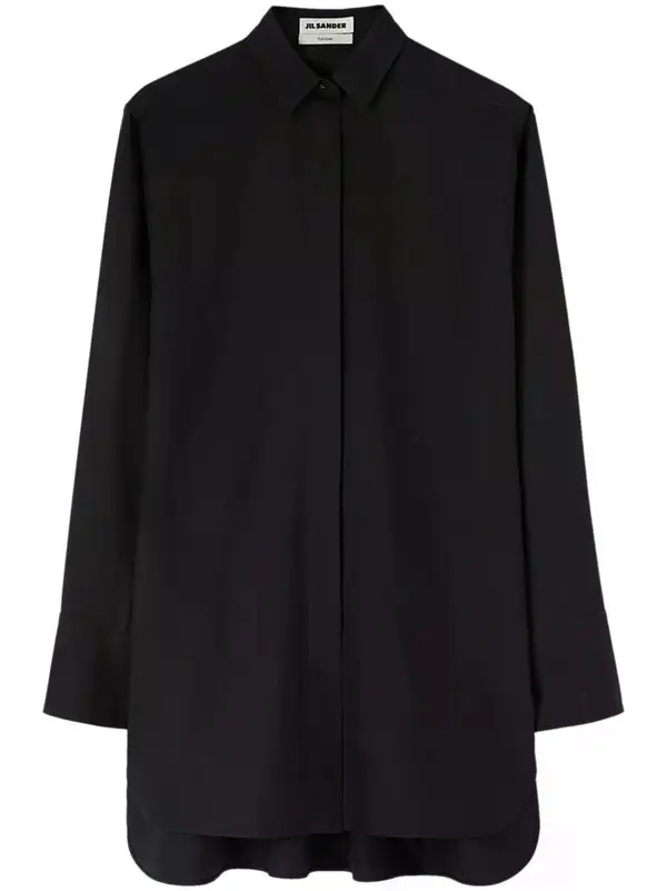 JIL SANDER Long-sleeve Silk Shirt