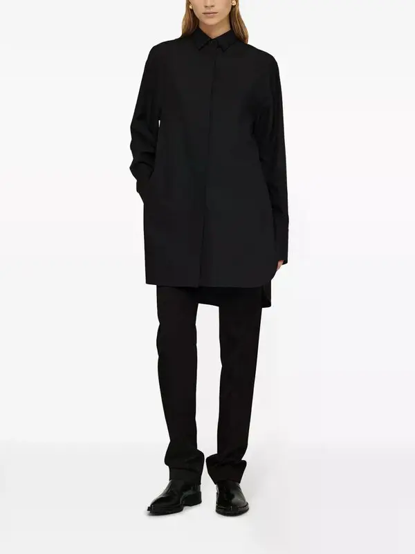 JIL SANDER Long-sleeve Silk Shirt