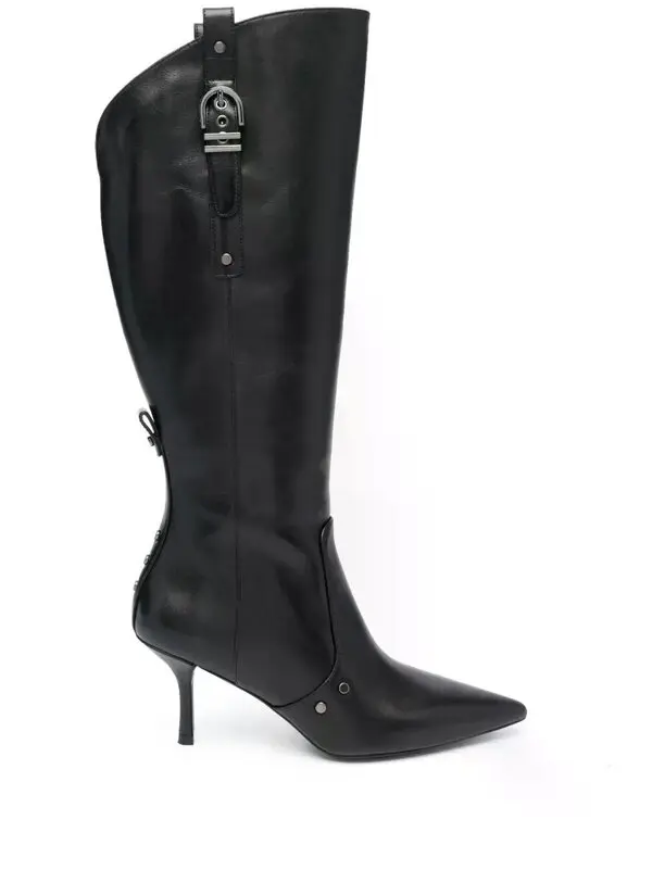 STUART WEITZMAN Thigh-high Leather Stiletto Boots