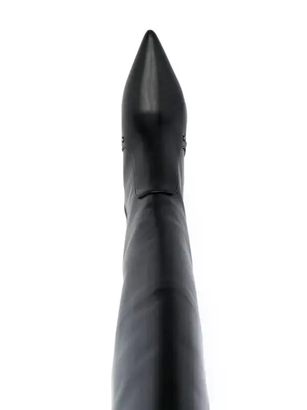 STUART WEITZMAN Thigh-high Leather Stiletto Boots