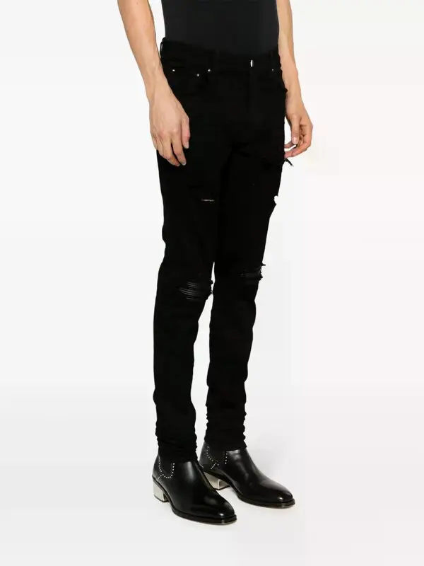 Amiri Mx1 Distressed Italian Stretch Denim Jeans