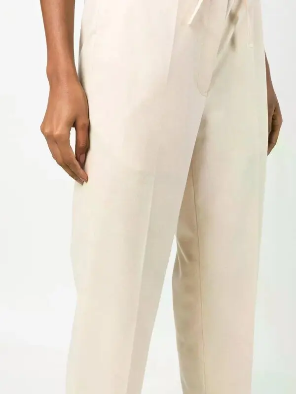 JIL SANDER Drawstring Cropped Trousers
