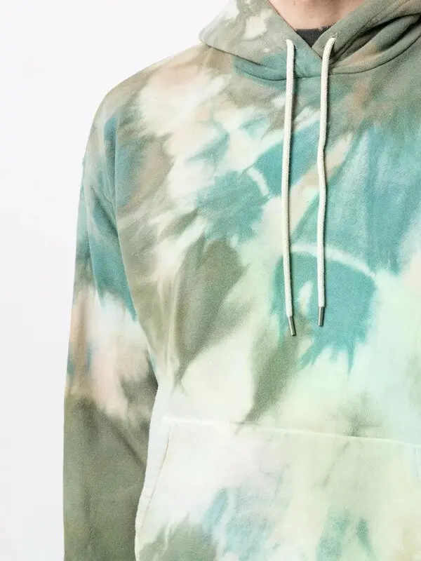 John Elliott Tie-dye Effect Drawstring Hoodie
